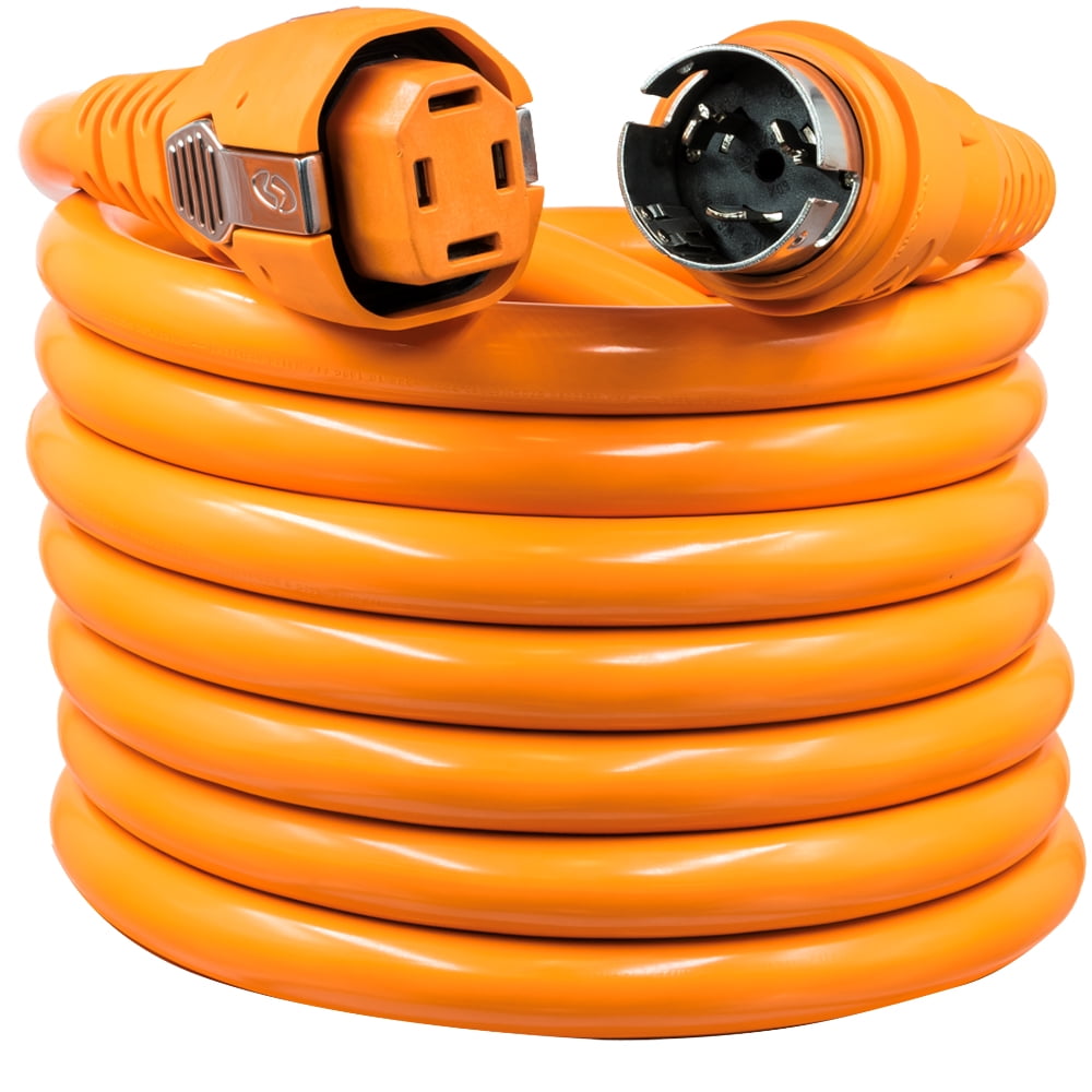 SmartPlug 50 Amp 25' Dual Configuration Cordset w/Tinned Wire & Marina ...