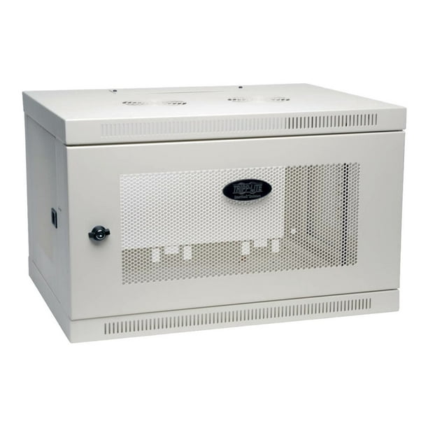 SmartRack 6U Low-Profile Switch-Depth Wall-Mount Rack Enclosure Cabinet ...