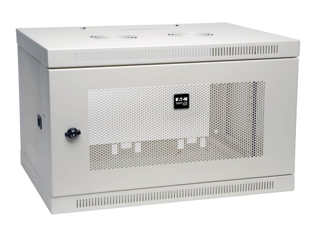 SmartRack 6U Low-Profile Switch-Depth Wall-Mount Rack Enclosure Cabinet ...