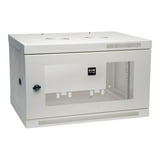 SmartRack 6U Low-Profile Switch-Depth Wall-Mount Rack Enclosure Cabinet ...