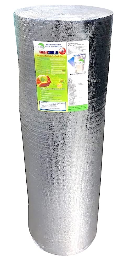 SmartSHIELD -1.5mm 48" x100ft Reflective Insulation roll 400 Sq. Ft ...