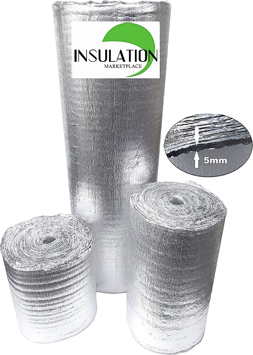 SmartSHIELD -5mm 24''X50ft Reflective Insulation Roll, Foam Core ...