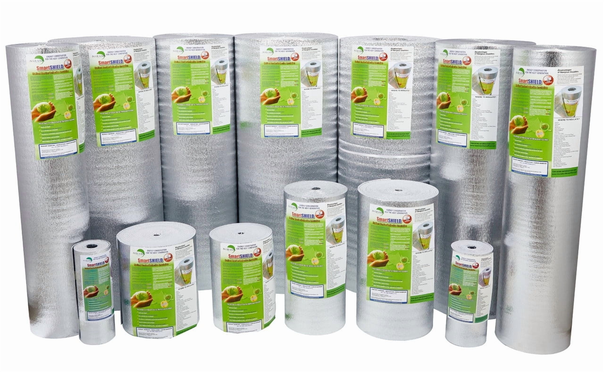 SmartSHIELD 5mm - 24" x 25', Reflective Insulation Roll – Foam Core ...