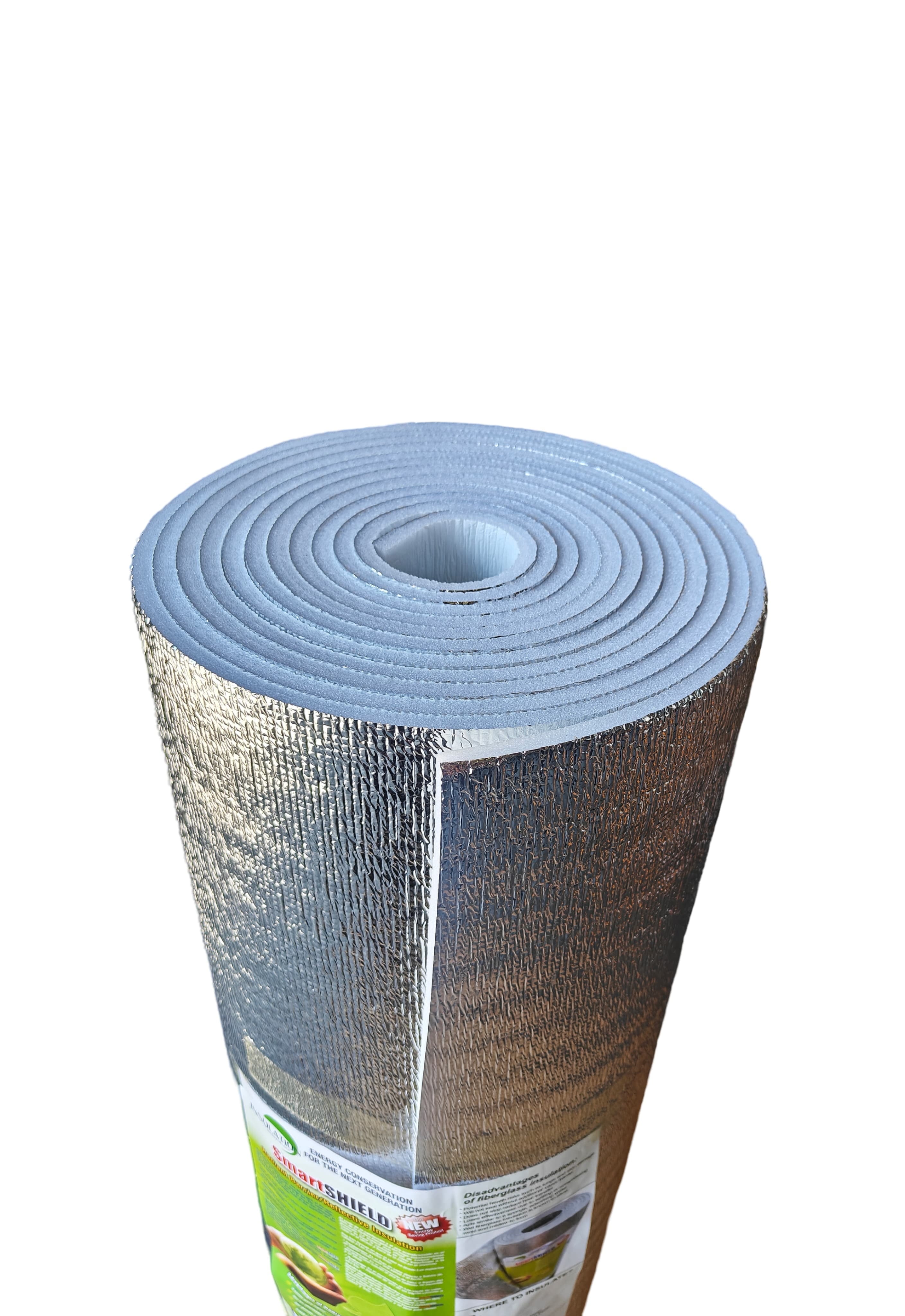 SmartSHIELD Pro-10mm 48"x25ft Reflective Insulation, Foam Core, Foil ...