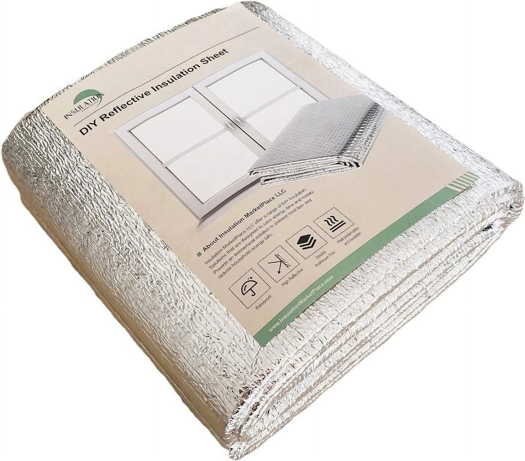 Insulation Market Place 48"x10ft Reflective Insulation, Foam Core, Foil ...