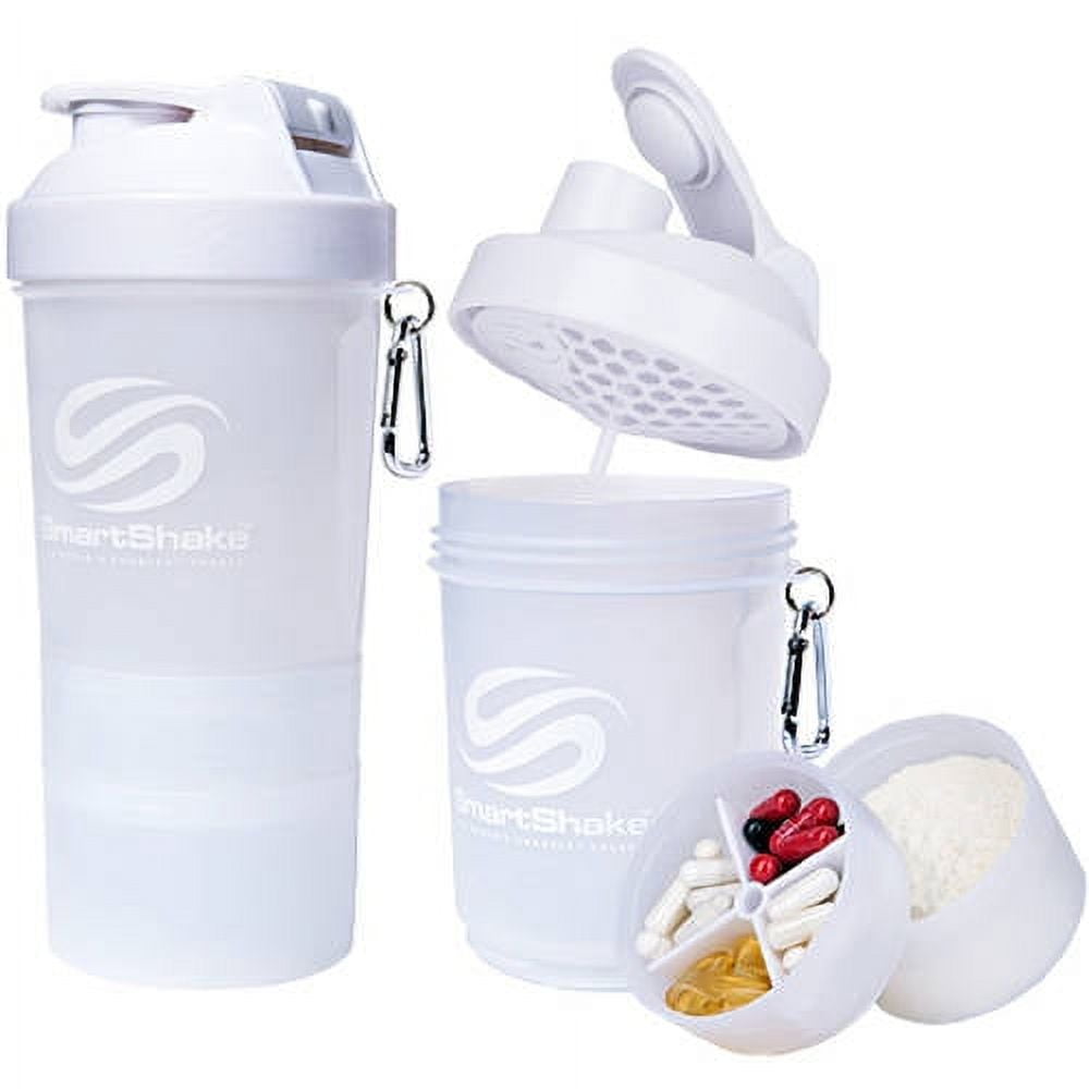 SmartShake - Original Shaker Cup Neon White - 20 oz. - Walmart.com