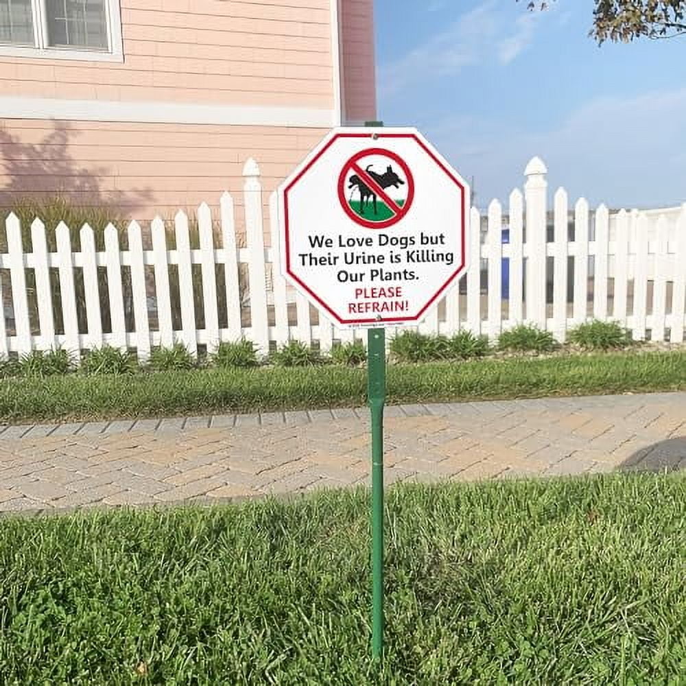 SmartSign 10 x 10 inch 'We Love Dogs But Their Urine Is Killing Our ...