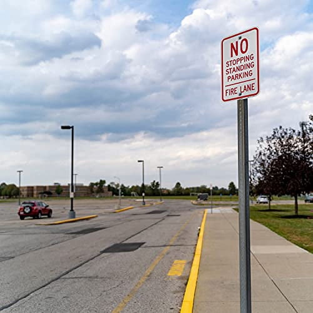 SmartSign 18 x 12 inch “No Stopping, Standing, Parking - Fire Lane ...