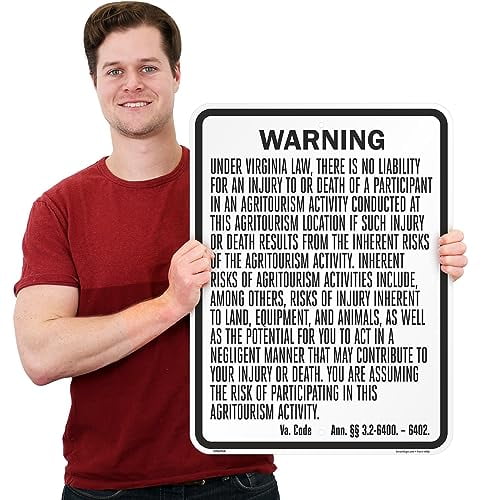 SmartSign 2-Pack "No Liability For Injury Or Death Of A Participant ...