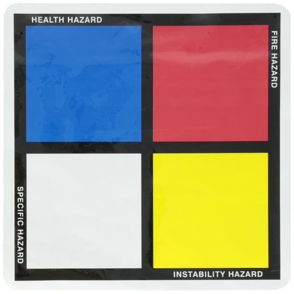 SmartSign - S-5549 NFPA Adhesive Label Kit (Placard, Digits & Symbols ...