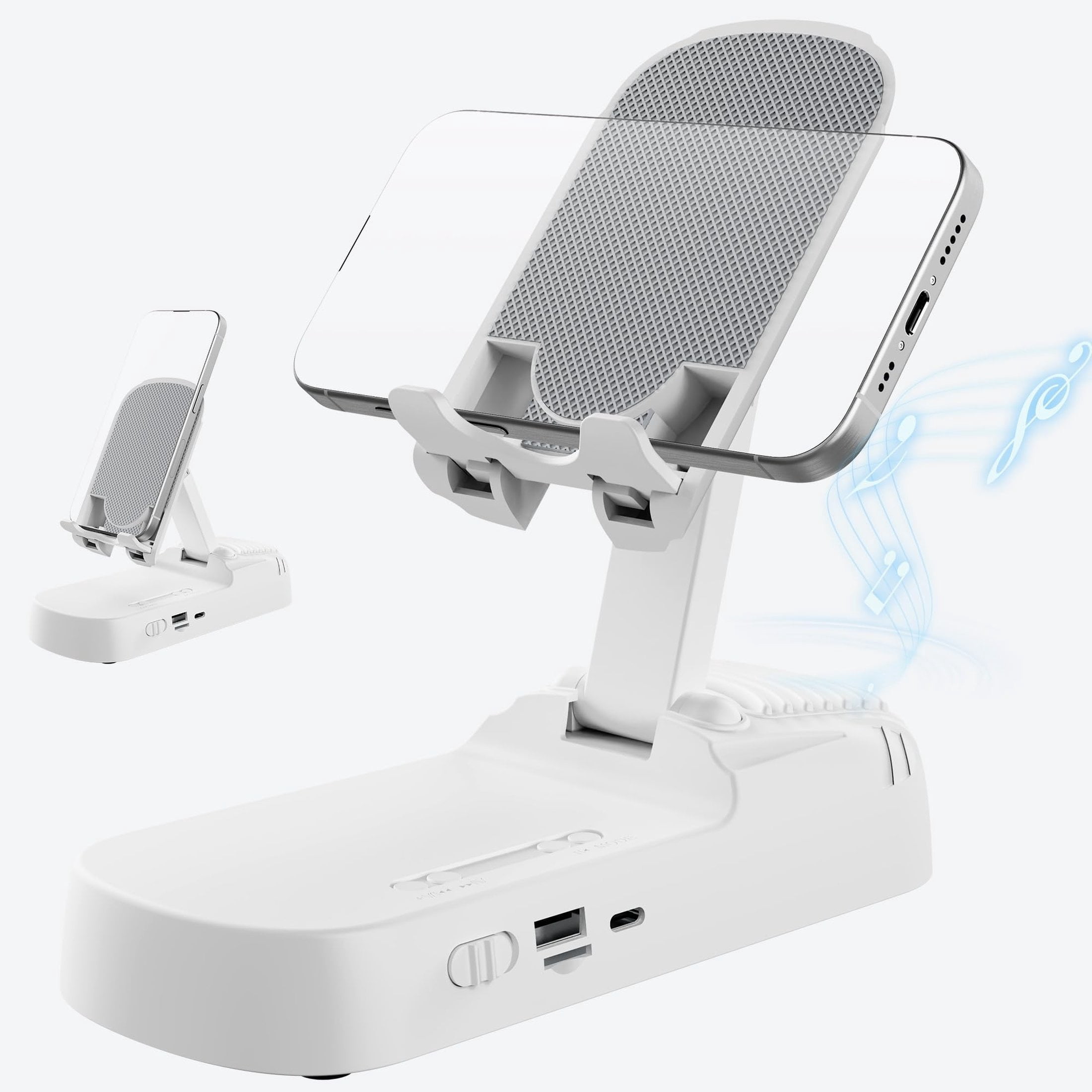 SmartSound Phone Stand with Bluetooth Speaker for Home and Office Use ...