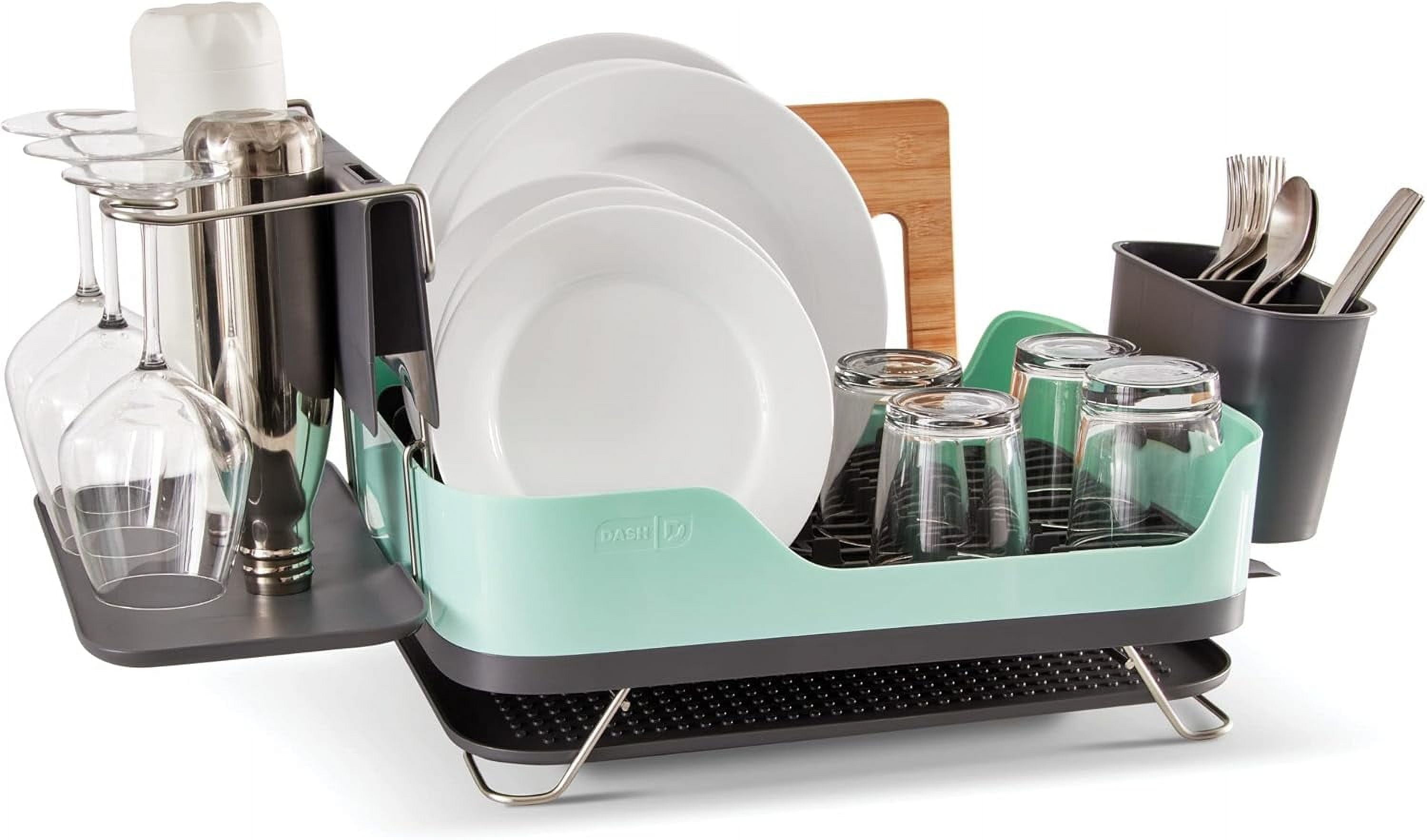 SmartStore Full Size Dish Rack Plates, Cups, Utensil Holder, Knife Slot ...
