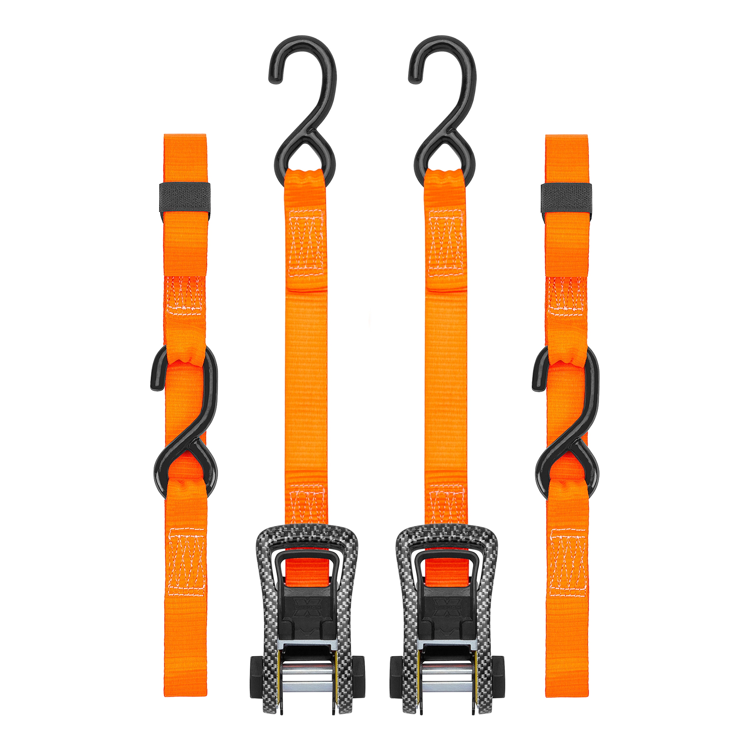 SmartStraps 1-1/4 in. x 10 ft. Orange CarbonX Heavy Duty Ratchet Tie ...