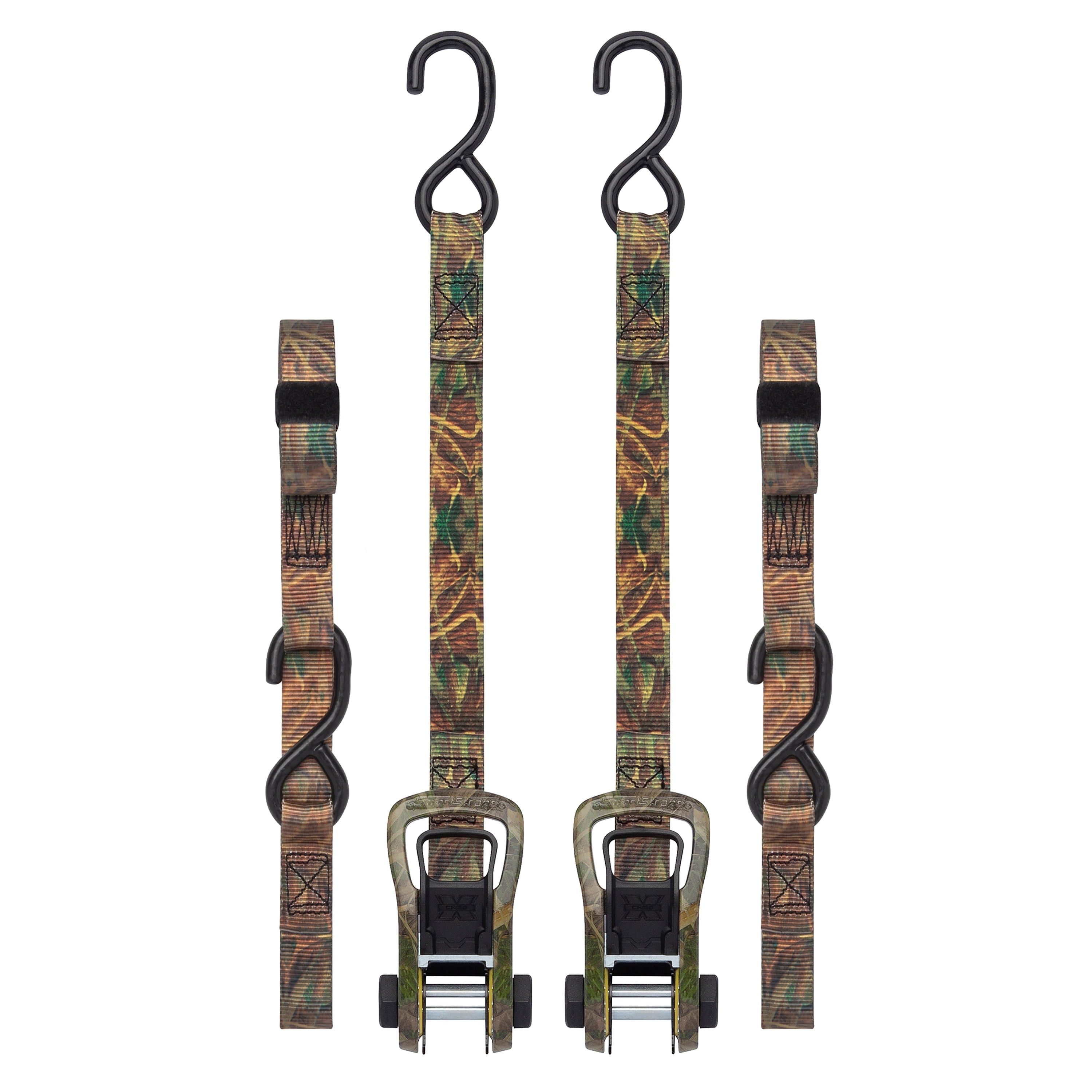 SmartStraps CamoX Standard Duty Ratchet Tie Down Straps, 1" x 10 ft ...