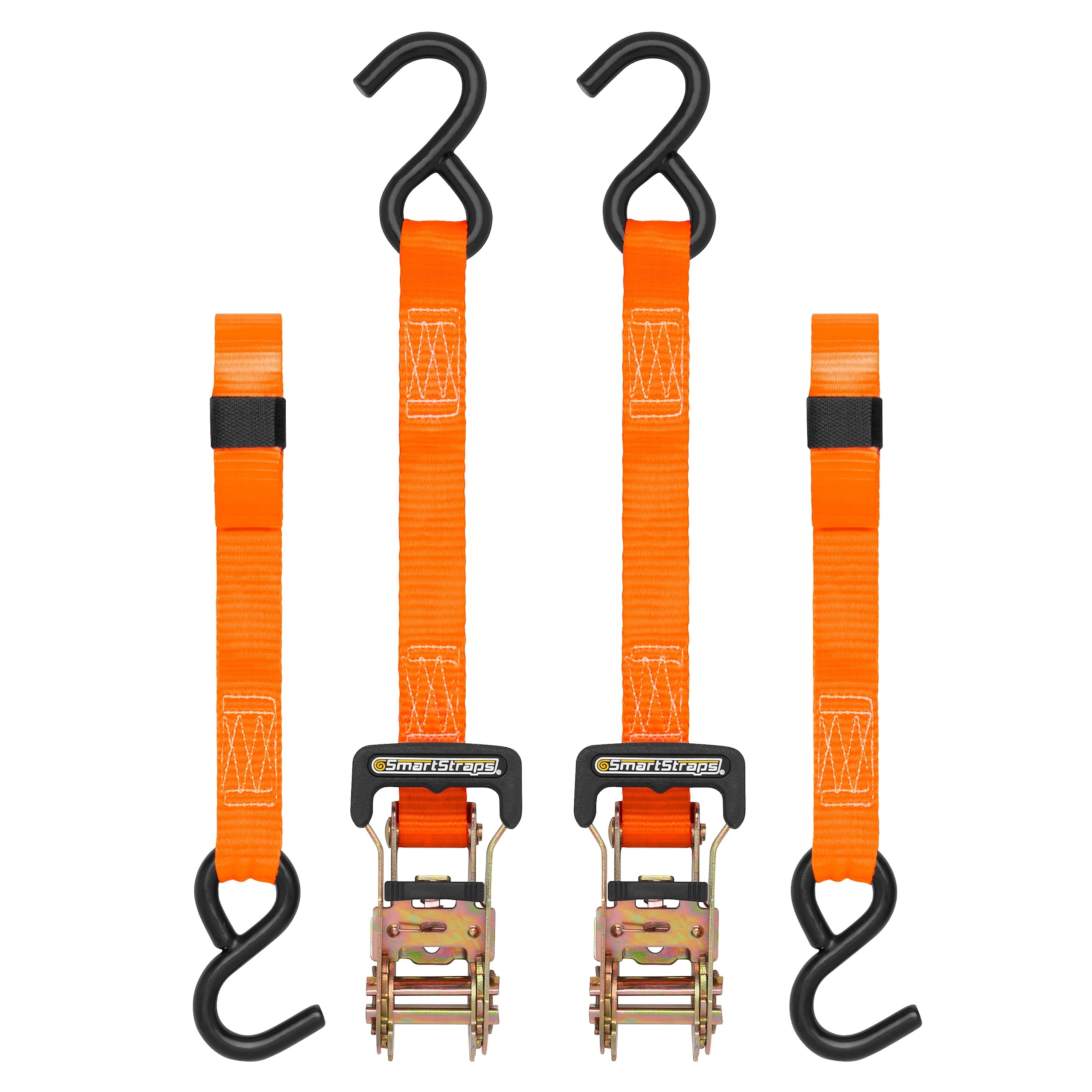 SmartStraps 1 in. x 10 ft. Orange RatchetX Heavy Duty Ratchet Tie Down ...