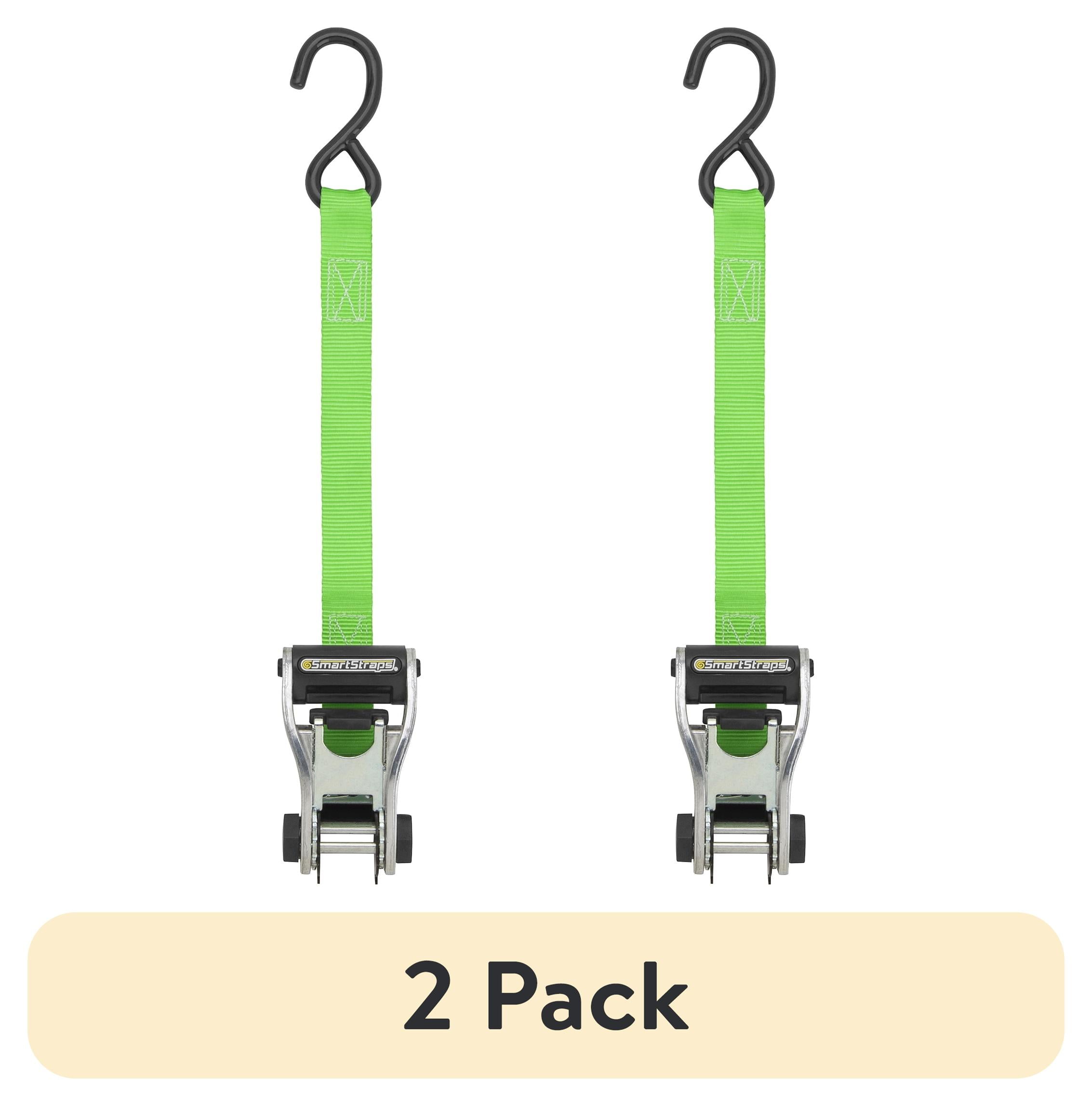 (2 pack) SmartStraps 1 in. x 12 ft. Green RatchetX Standard Duty ...