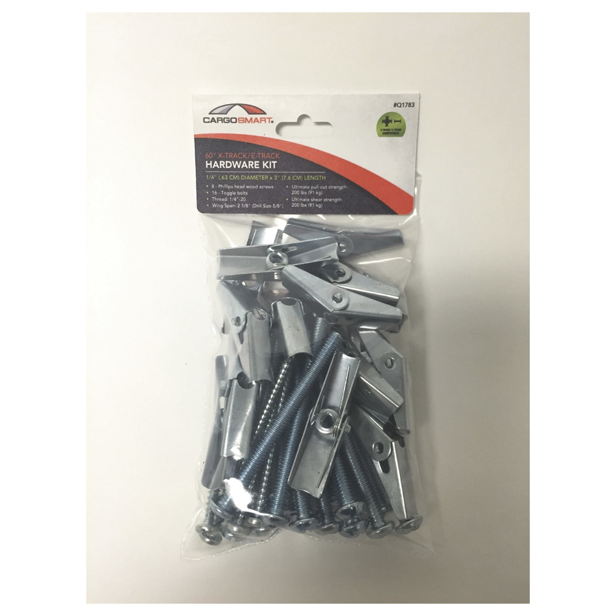 CargoSmart 24in. X-Track/E-Track Hardware Kit, Model# 1782 - Walmart.com