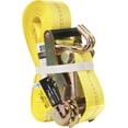 SmartStraps RatchetX 2" x 25ft Commercial Tie Down Strap, Yellow, 1 ...