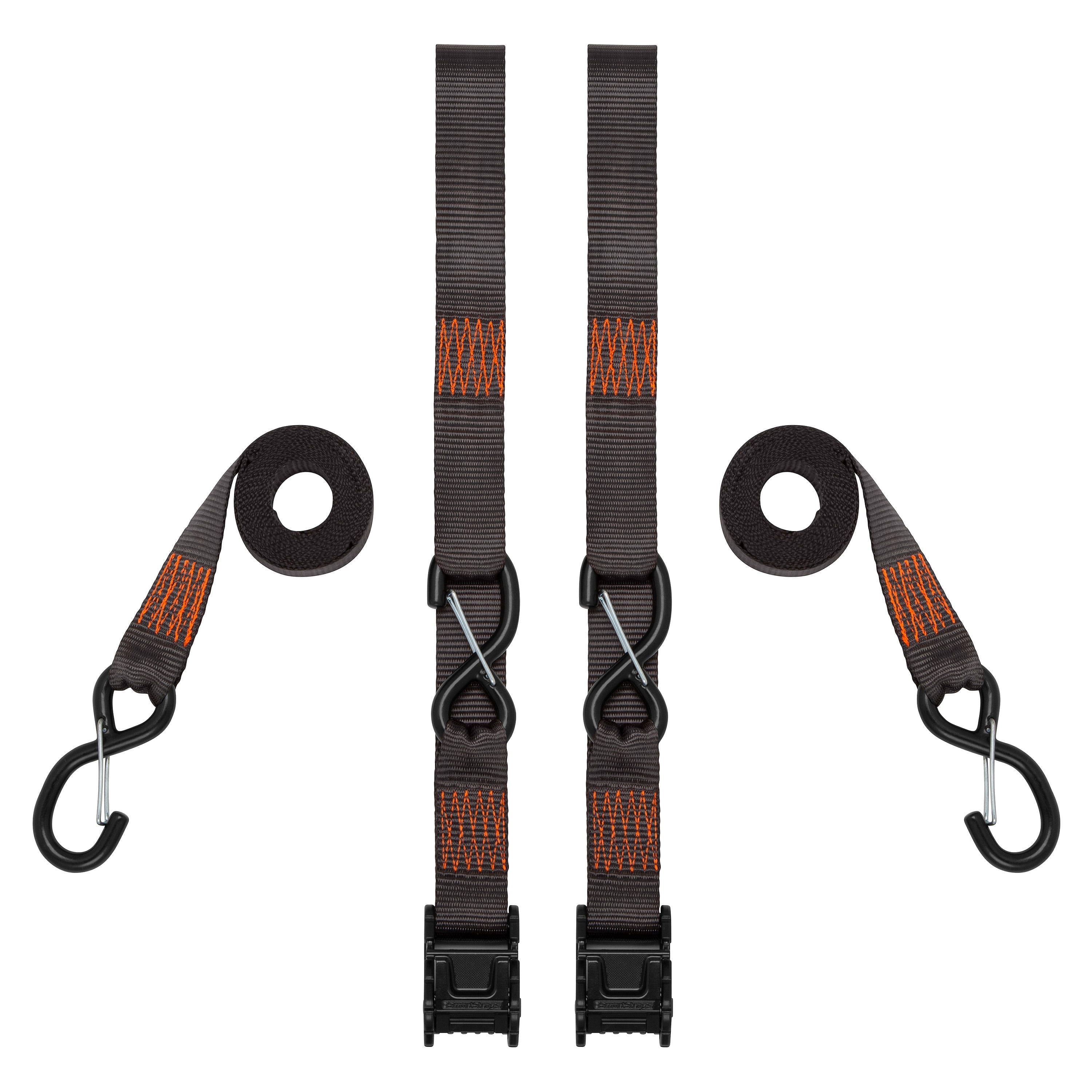 SmartStraps 2 in. x 8 ft. Grey Tactical Heavy Duty Cambuckle Tie Down ...