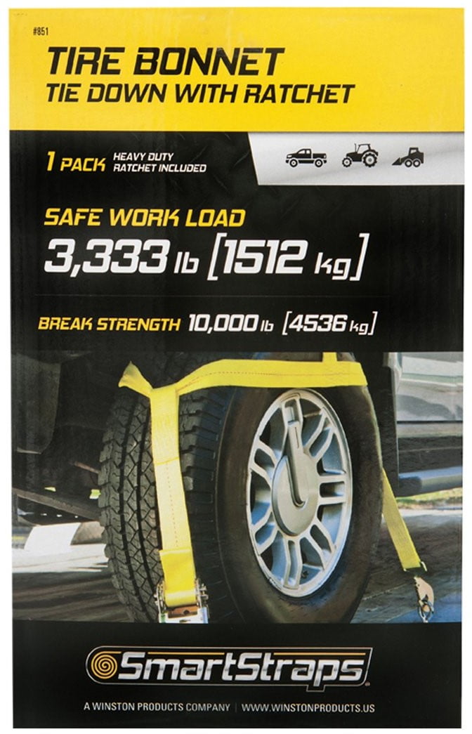 SmartStraps Tire Bonnet with Snap Hooks, 10,000 lb. - Walmart.com
