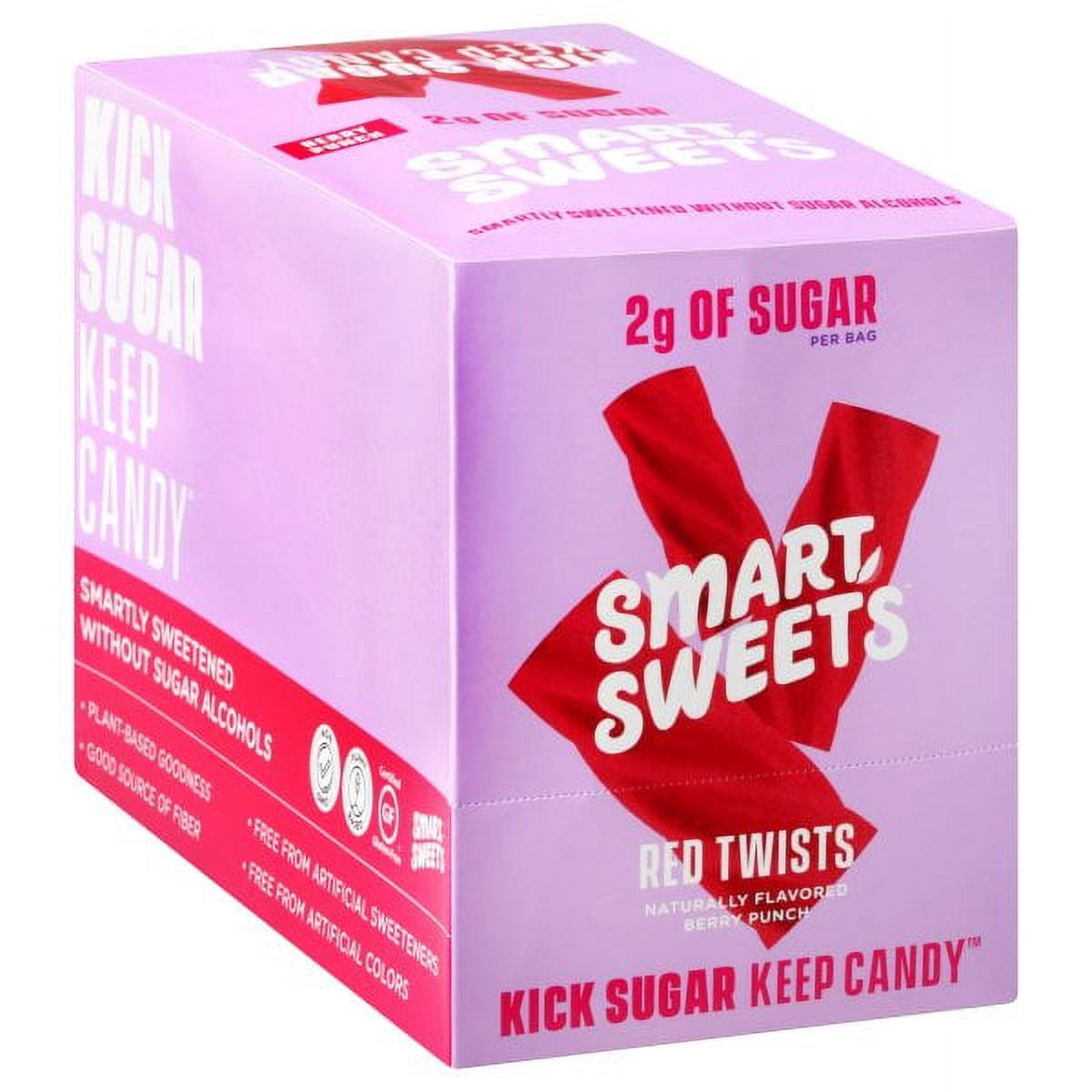 SmartSweets - Red Twists Box Berry Punch - 12 Bags - Walmart.com