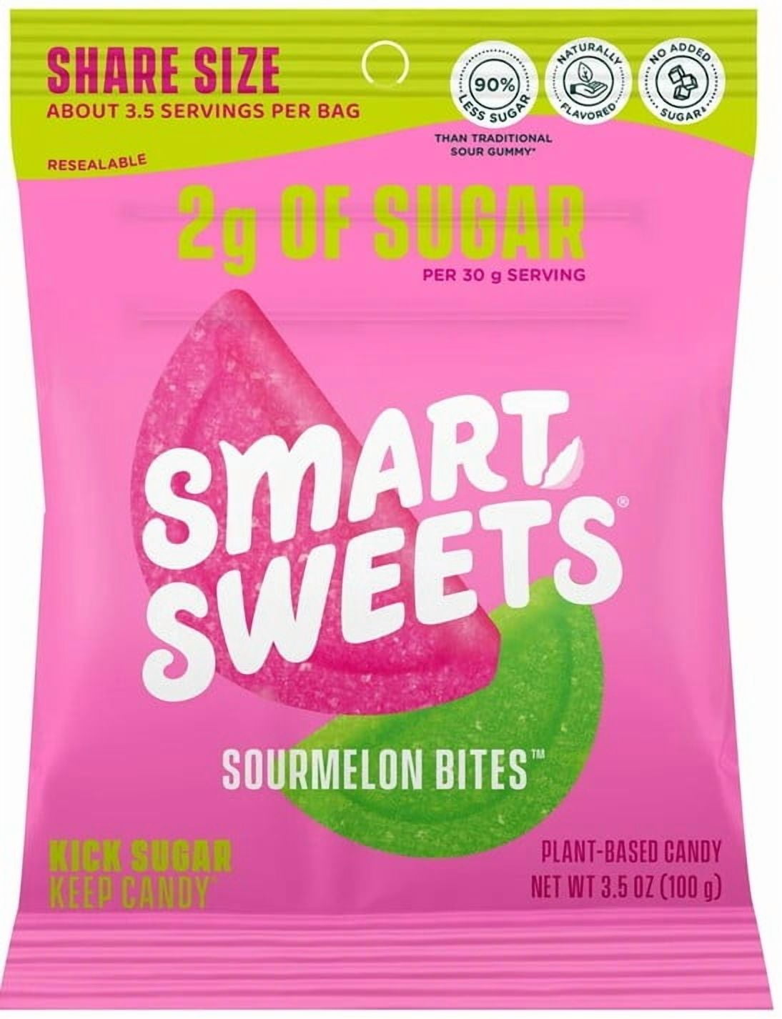 SmartSweets Sourmelon Bites Sour Candy, 3.5 oz Pouch - Walmart.com