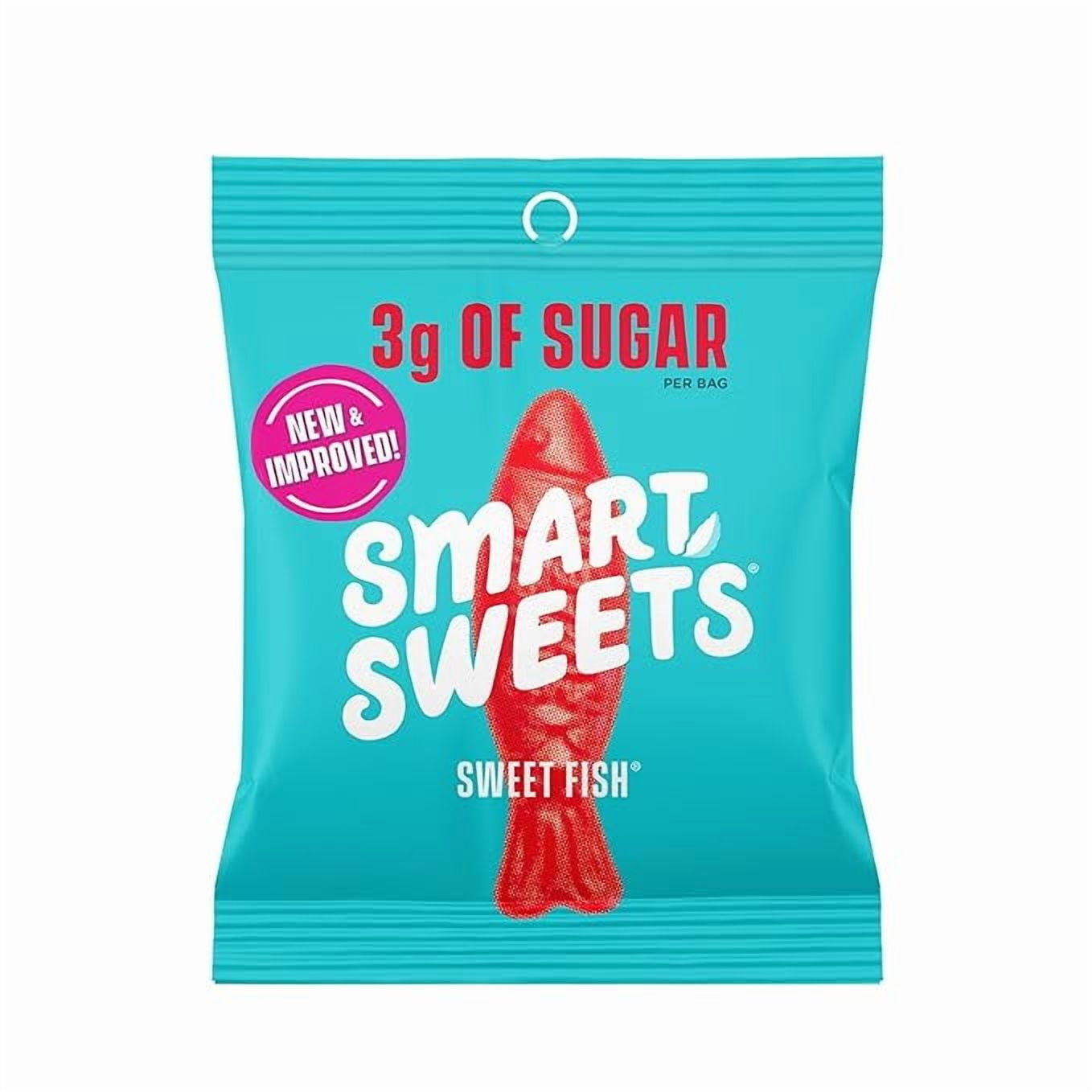 SmartSweets , Sweet Fish, Candy with Low Sugar (3g), Plant-Based, Free ...