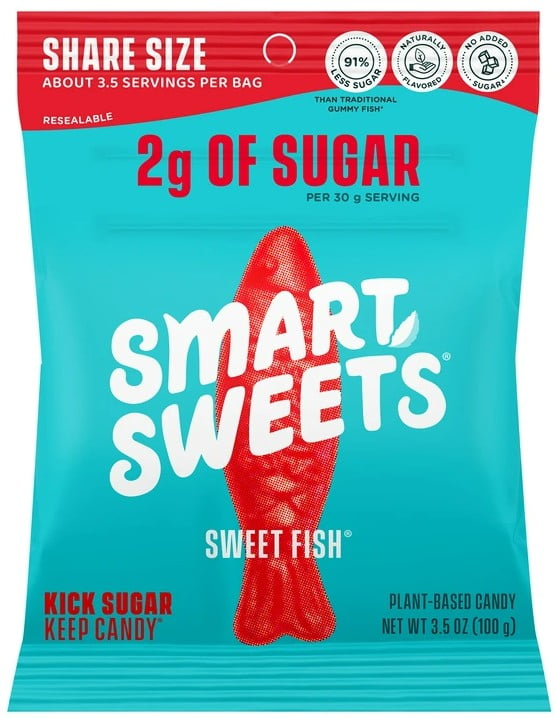 SmartSweets Sweet Fish Gummy Candy, 3.5 oz Pouch - Walmart.com
