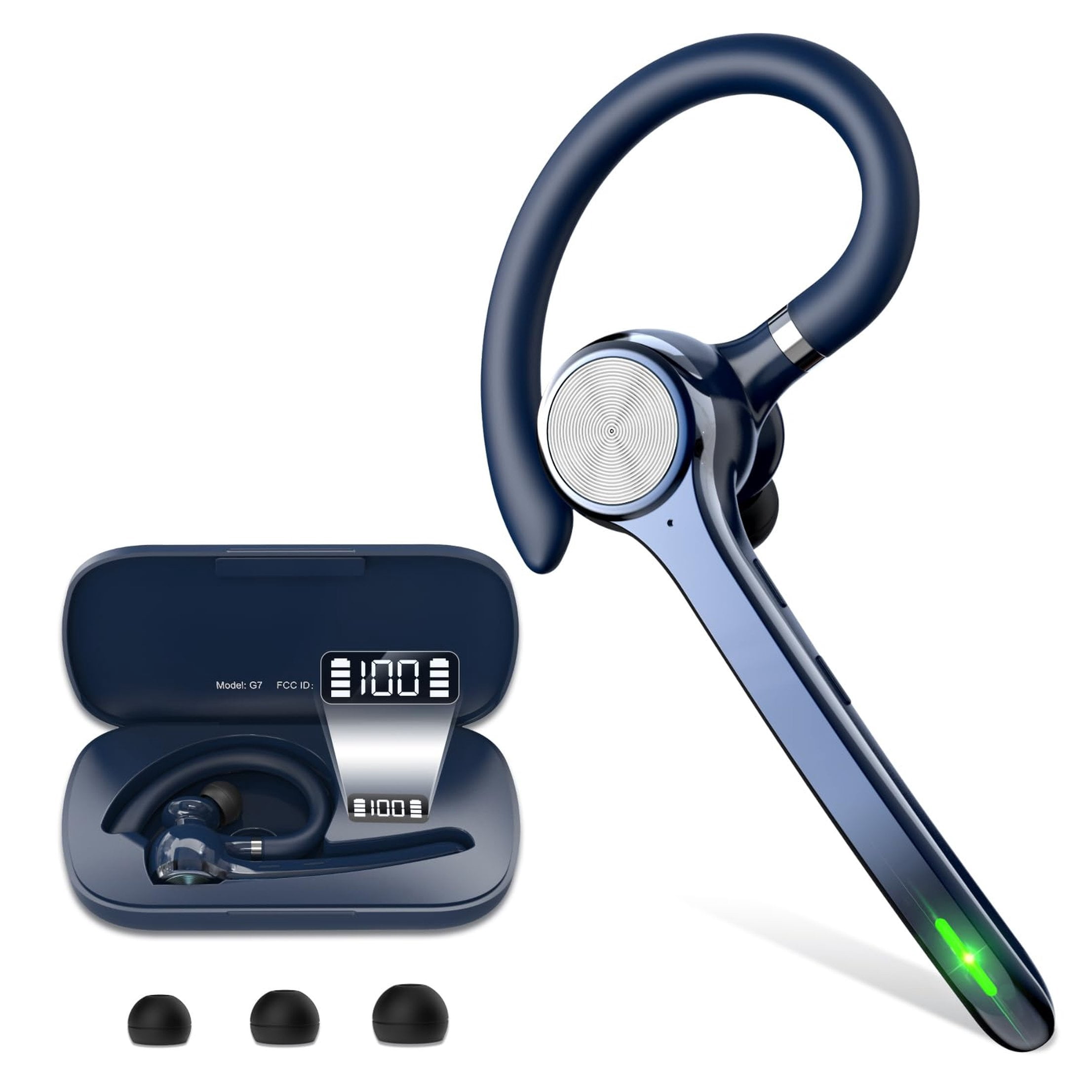 SmartTalk Wireless Earpiece with Long Battery Life for Hands-Free ...