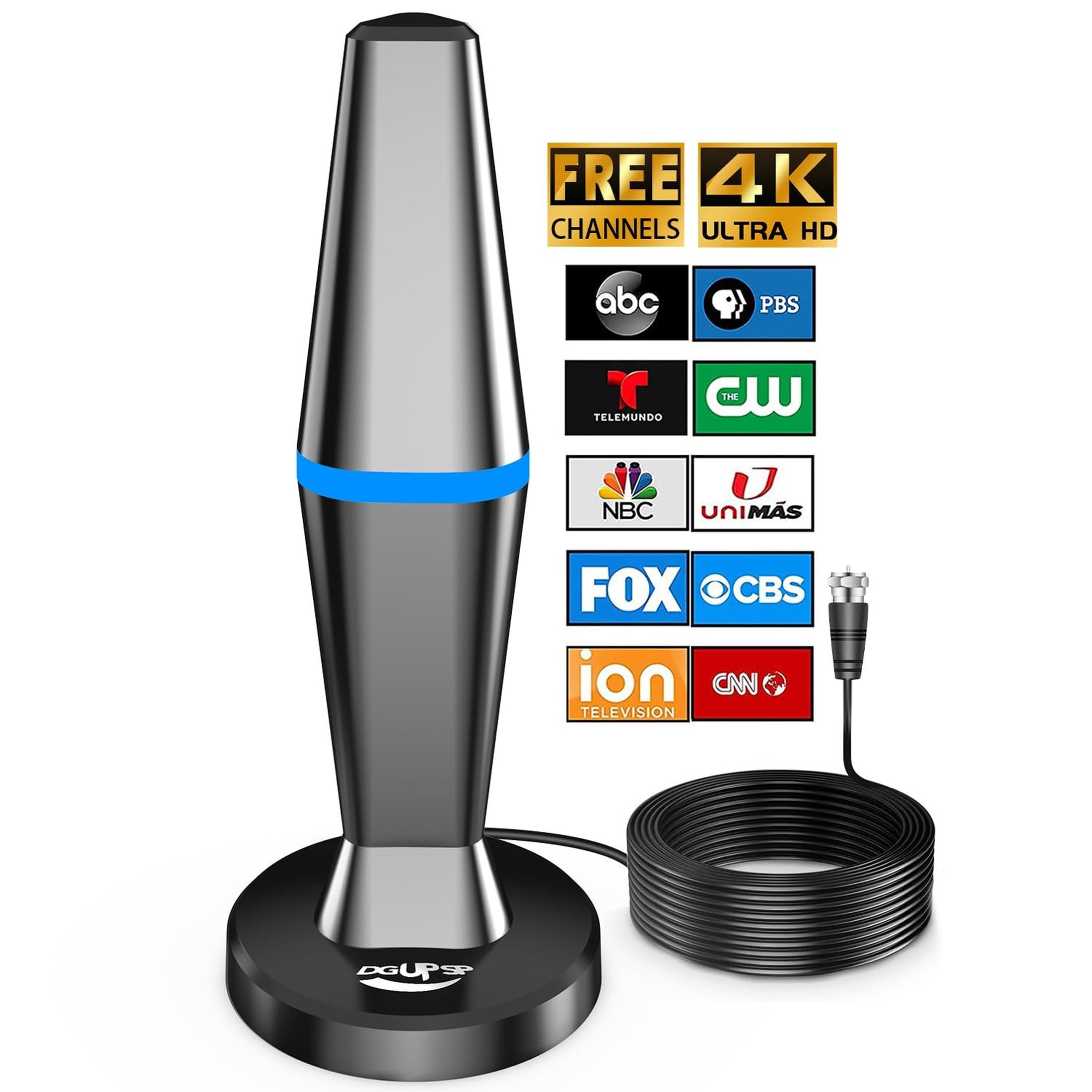 SmartView 360 Indoor Antenna for HD Local Channels with Magnetic Base ...