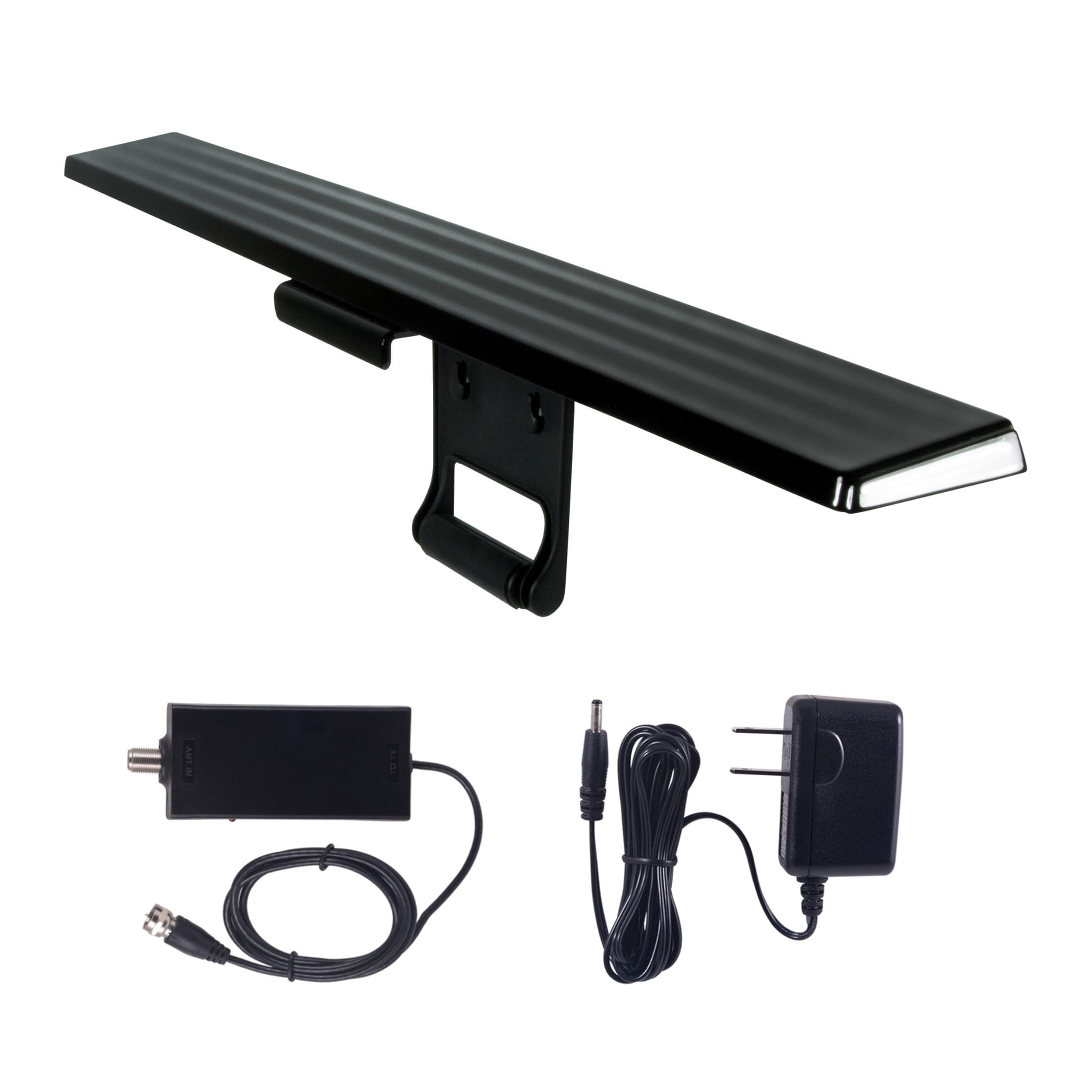 SmartView Amplified Indoor TV Antenna with 4K Signal Booster and Easy Mount - Walmart.com