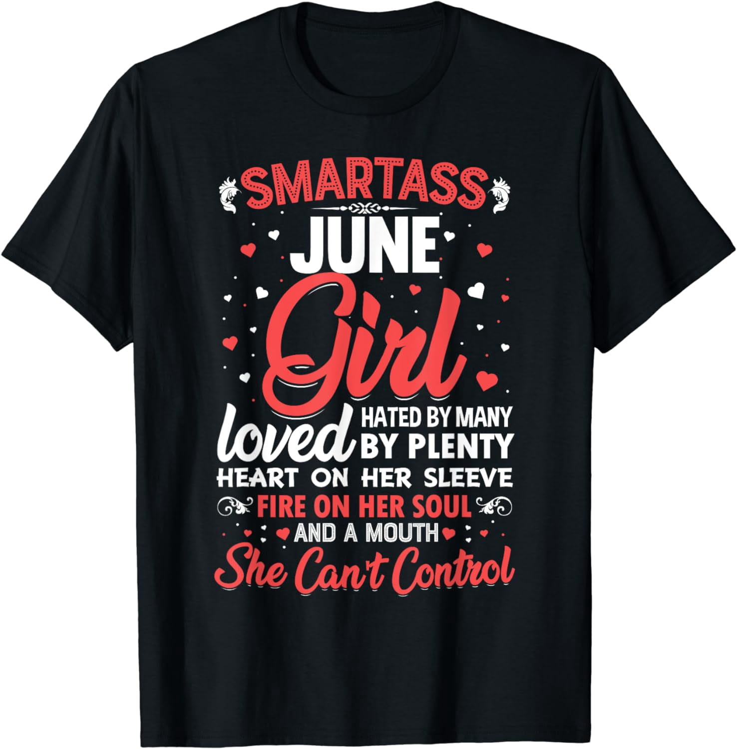 Smartass June Girl For Women T-Shirt - Walmart.com