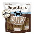 Smartbones Puffy Rolls Chews DHF10 for Dogs, 8 Count, Treat Your Dog to ...