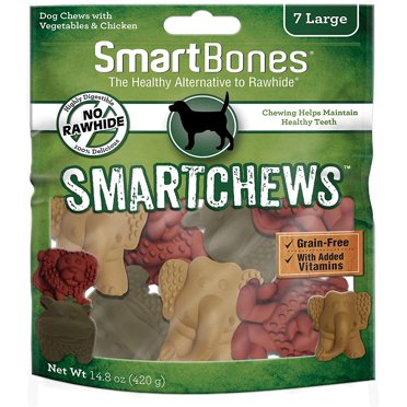SmartBones SmartChews, Made with Real Chicken, Small 14 Pk - Walmart.com
