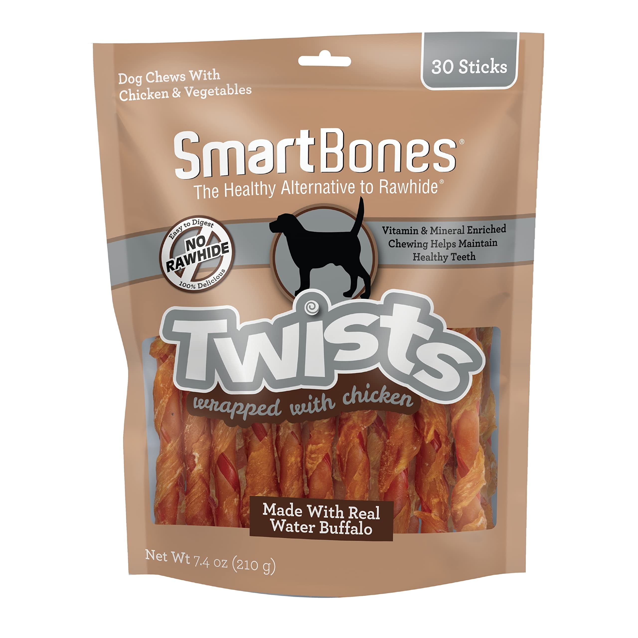 Smartbones Twists Wrapped with YPF5 Chicken Made with Real Water ...
