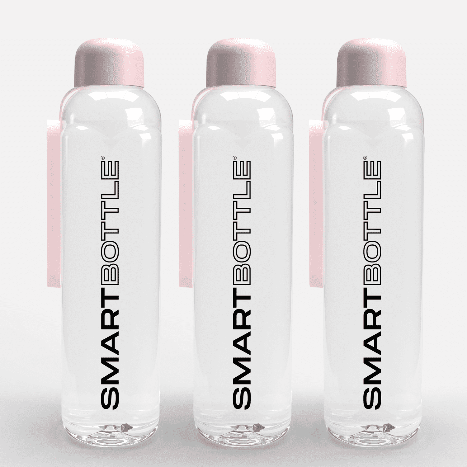 Smartbottle Tall Reusable Water Bottle, Light Pink, 750ml / 25oz, 3 ...