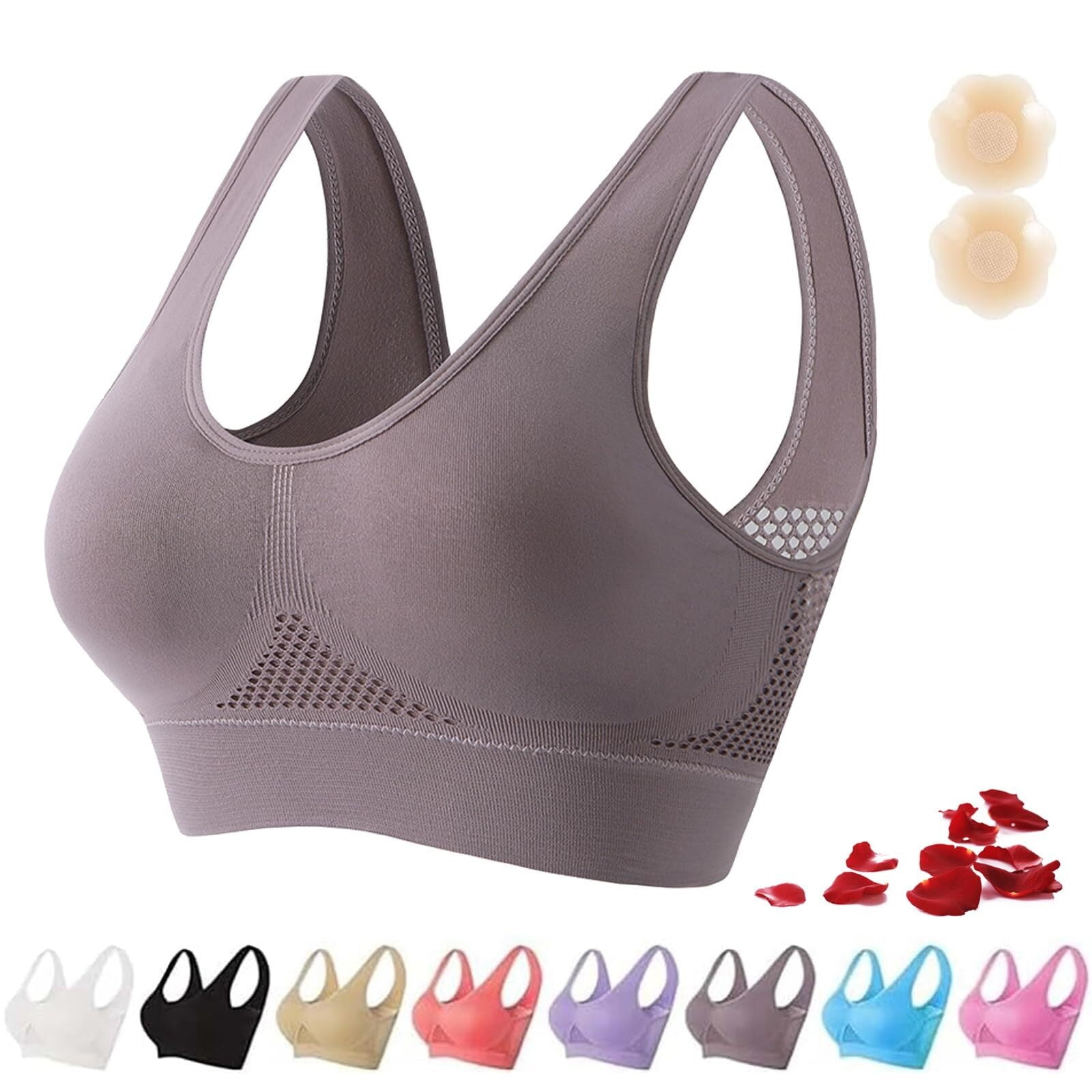 Smartdwel Bra, Smartdwell Bra, Dream of up Bra, Breathable Anti-Sagging Breasts Bra Wireless ...