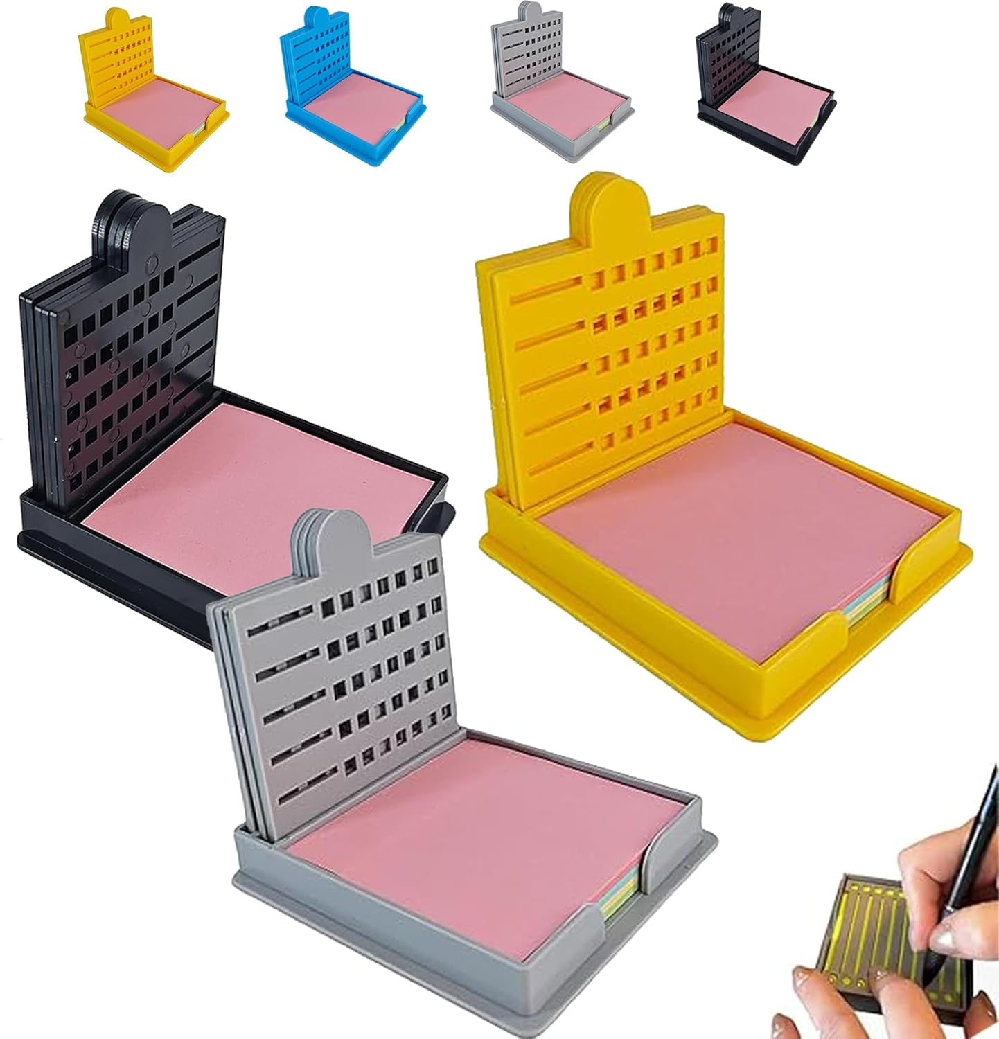 Smarter Sticky Note Kit, Sticky Note Holder + 5 Versatile Templates ...