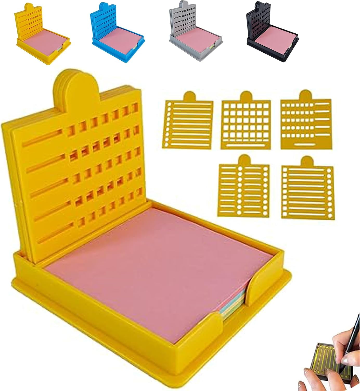 Smarter Sticky Note Kit, Sticky Note Holder + 5 Versatile Templates ...