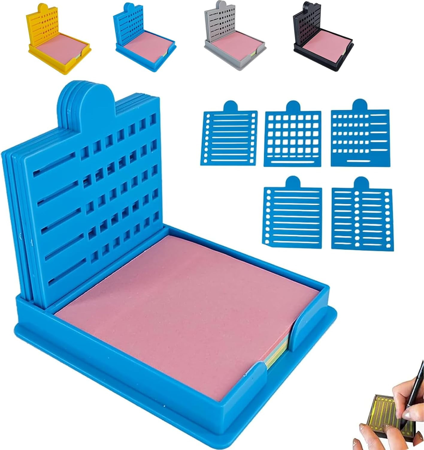 Smarter Sticky Note Kit, Sticky Note Holder + 5 Versatile Templates ...