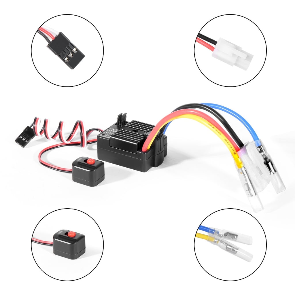 Smartests Programmable 60A ESC with Overloads Protections Triple Power ...