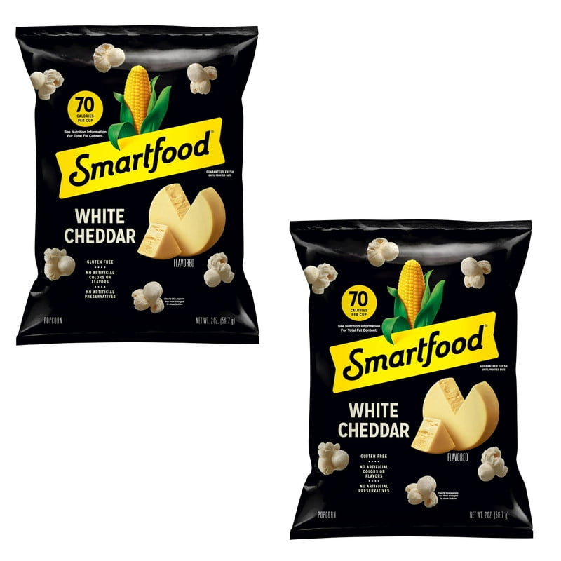 Smartfood 2PACK,Popcorn White Cheddar Flavored Popcorn - Walmart.com