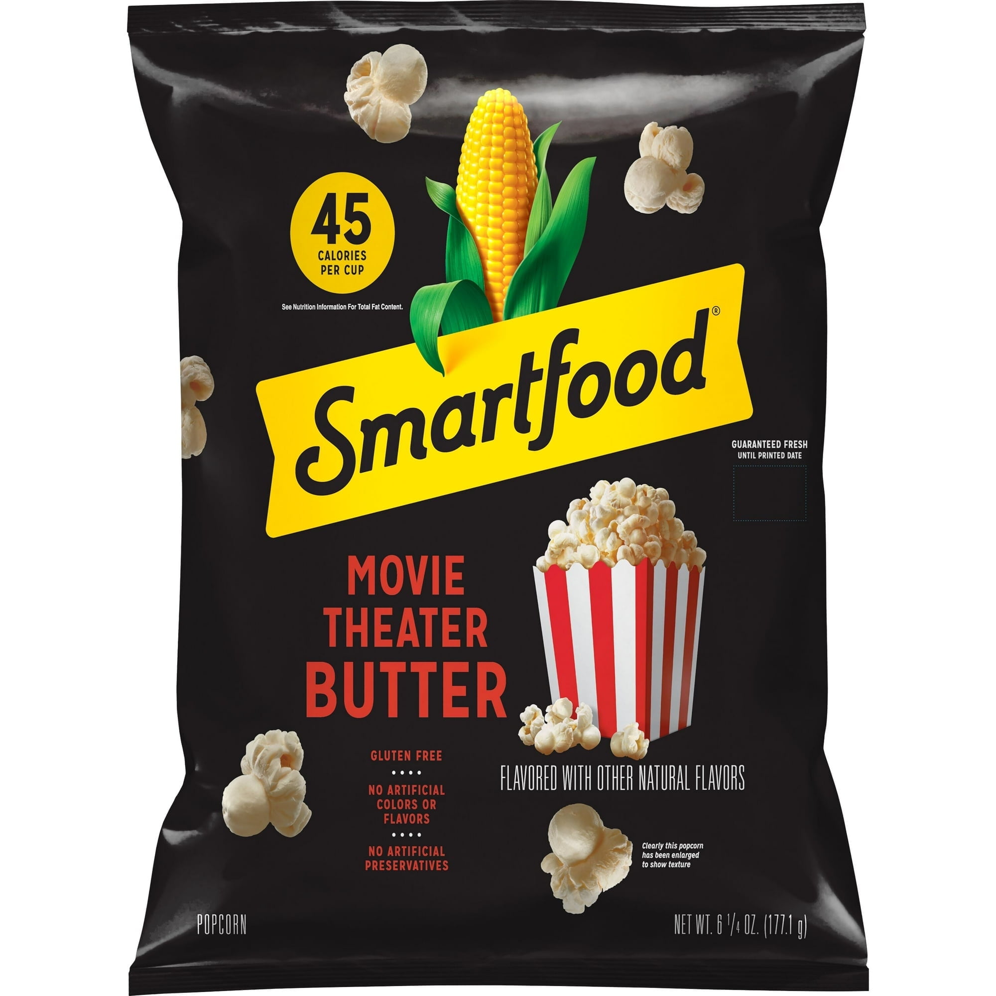 Smartfood Popcorn Movie Theater Butter Flavored 6.25 oz - Walmart.com