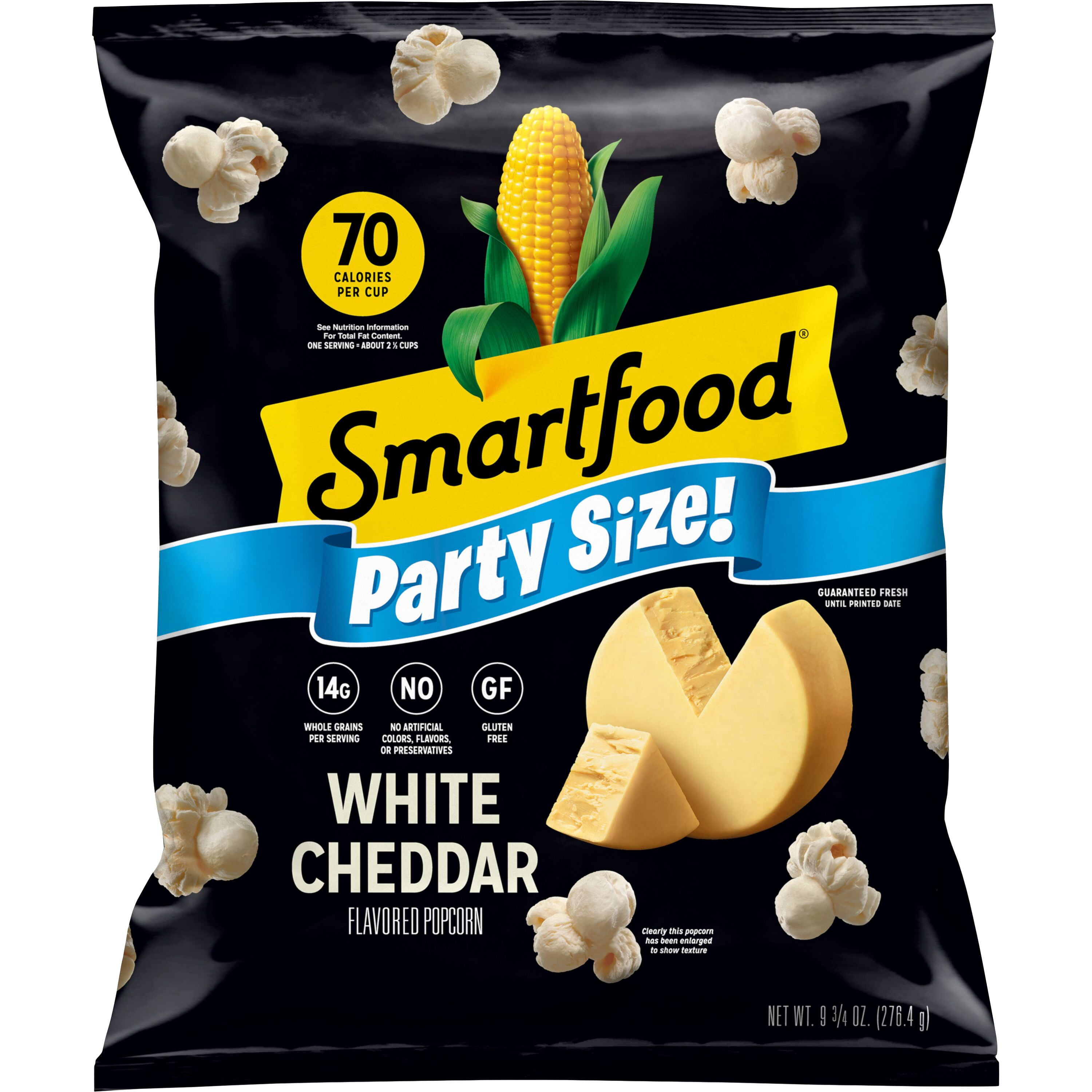 Smartfood Gluten Free White Cheddar Popcorn, 9.75 oz - Walmart.com