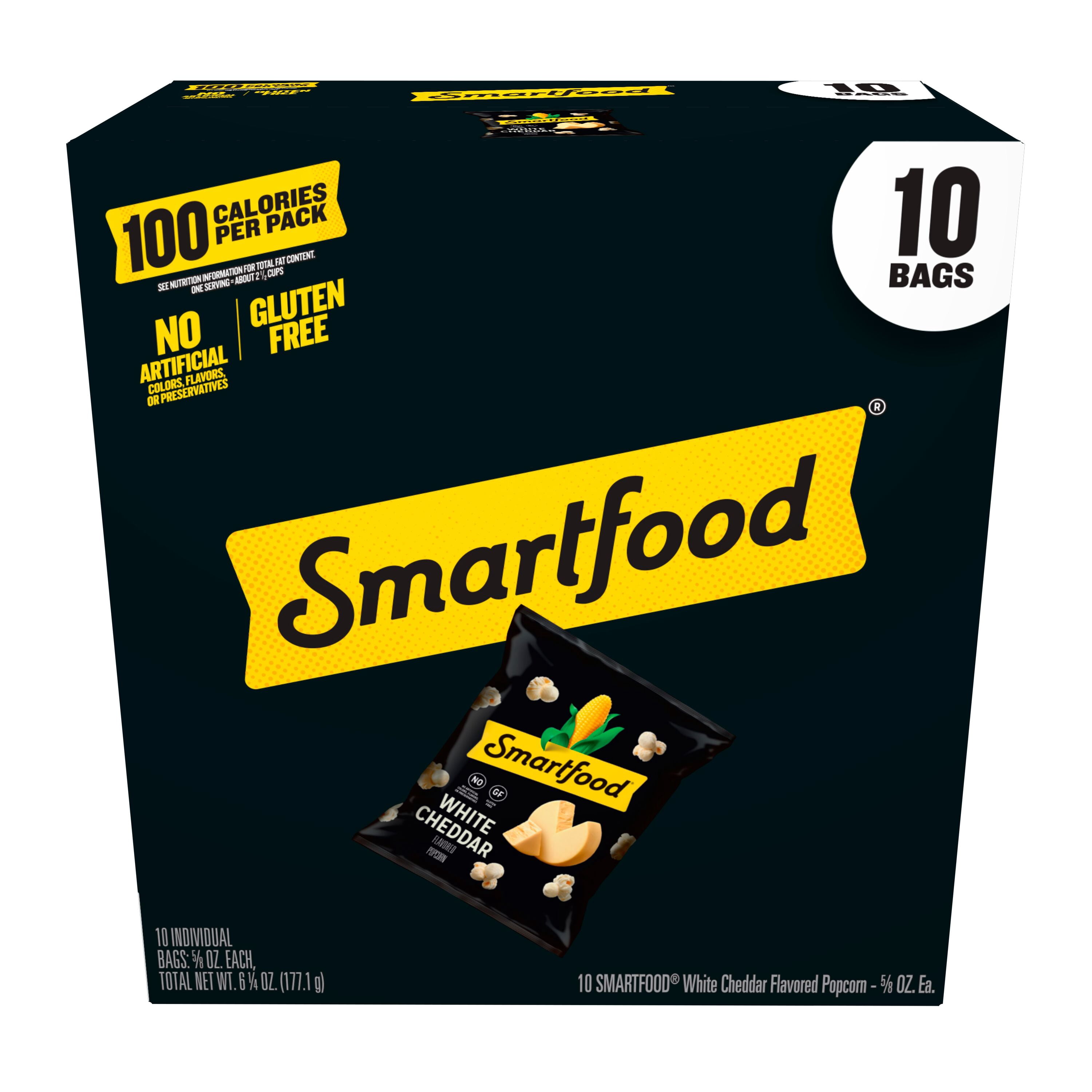 Smartfood Light Cheese Healthy Popped Popcorn for Family, 10 Count 0. ...