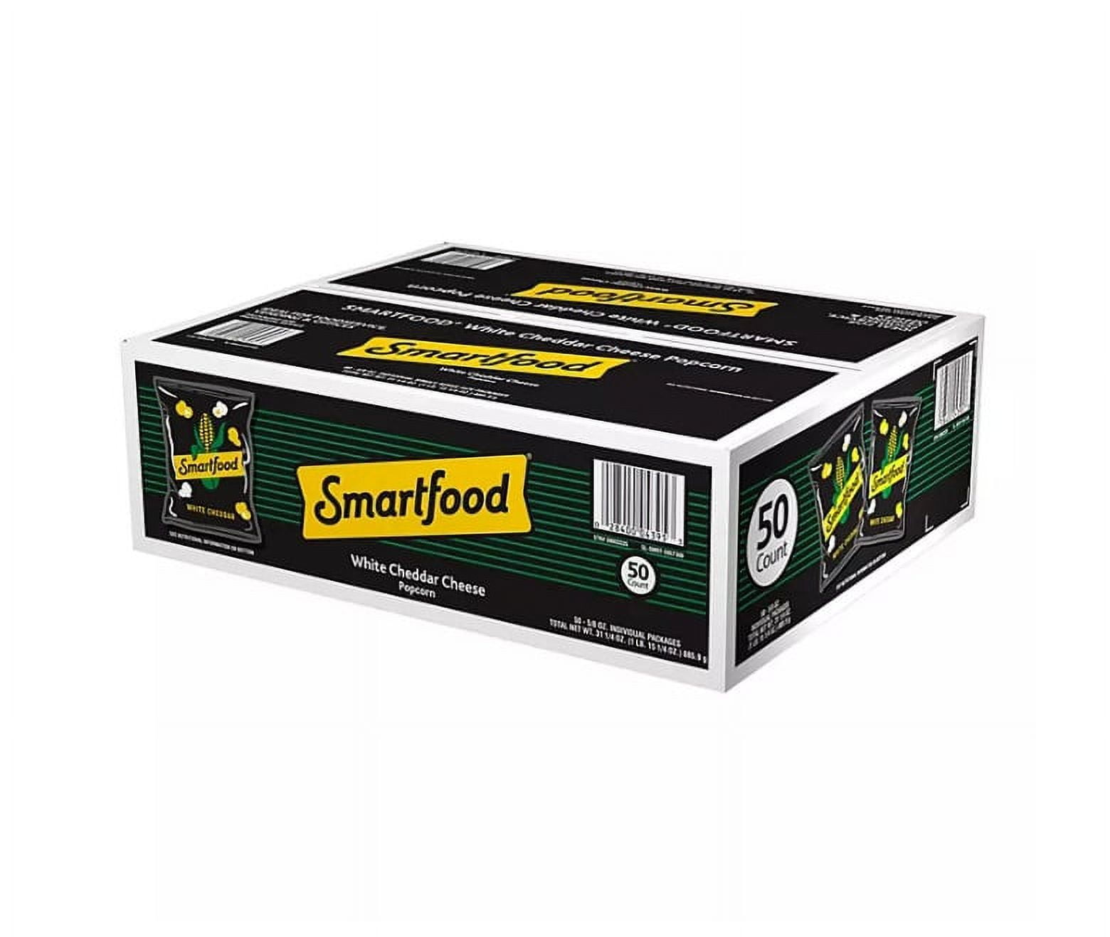 Smartfood White Cheddar Cheese Popcorn - Individual Snack, Bulk Puffed ...