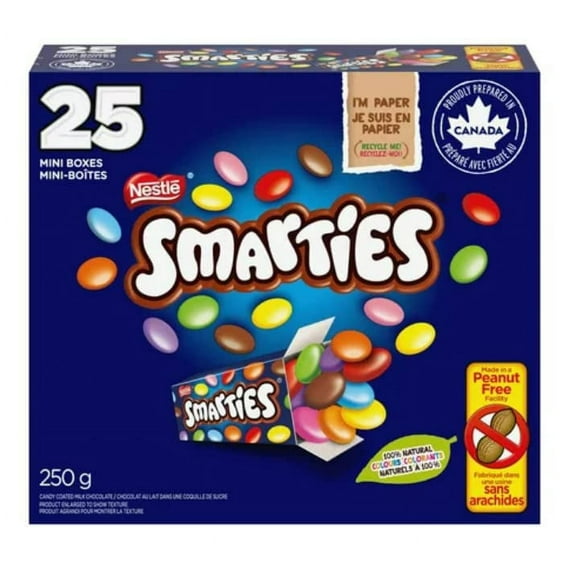 YOOTrading, Smarties Candy, 25 Count, 250g, Imported from Canada, Bulk ...