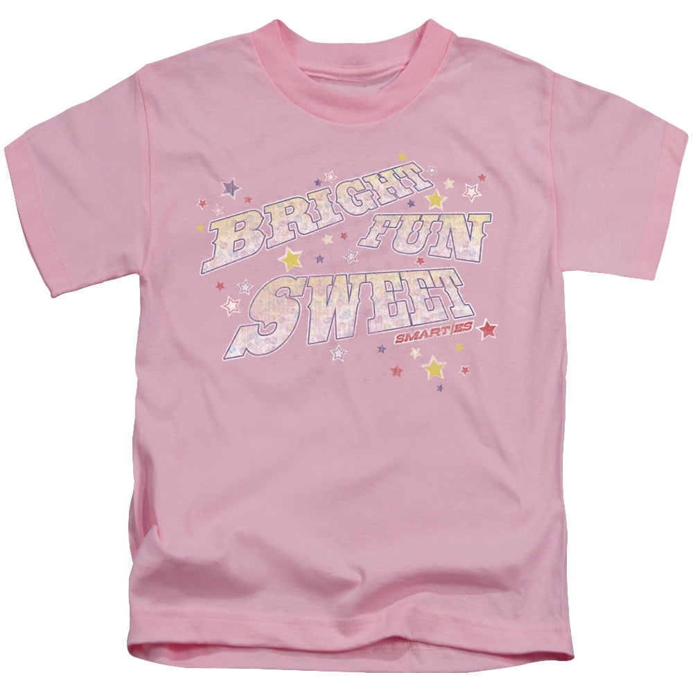 Smarties Bright Fun Sweet Youth 18/1 T-Shirt Pink - Walmart.com
