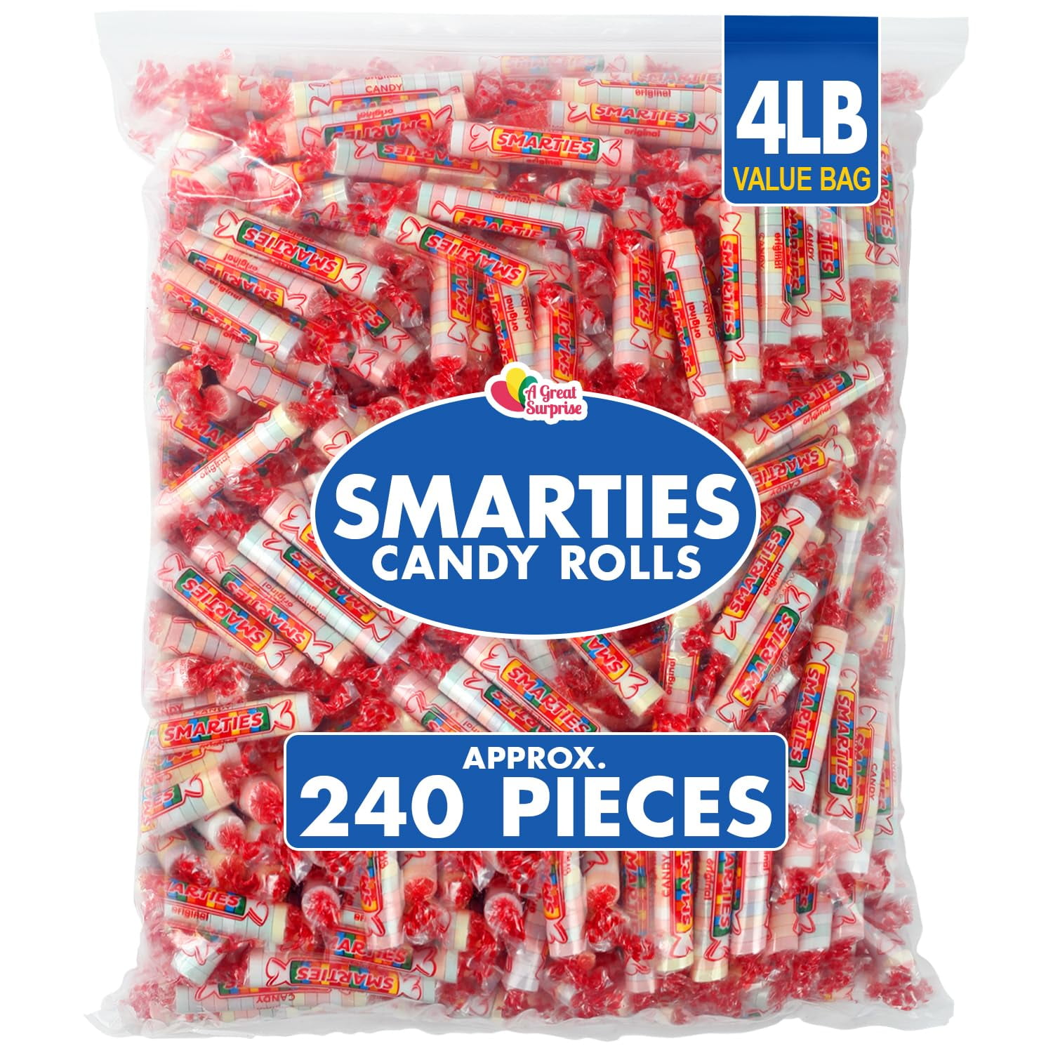 Smarties Candy - 4 Pounds - Parade Candy Rolls - Individually Wrapped ...
