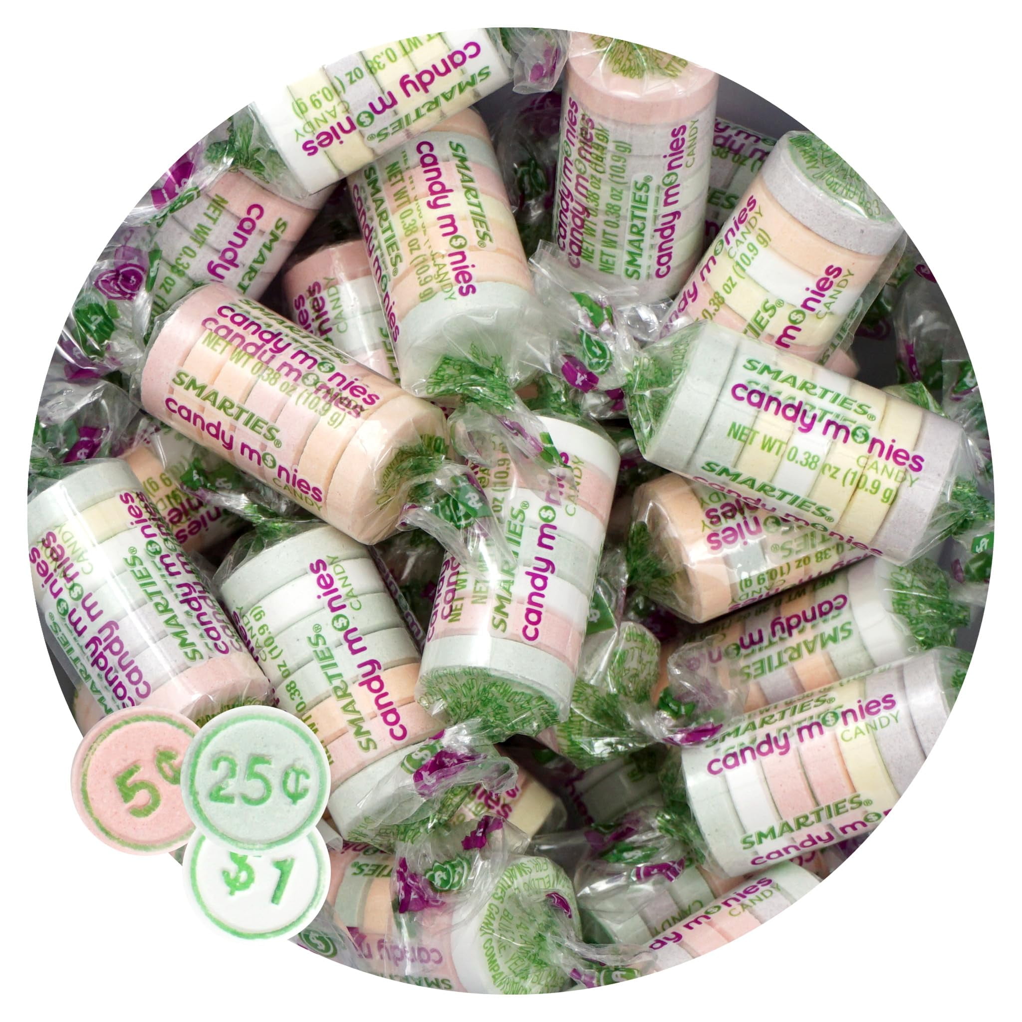 Smarties Candy Money, 2 Pound Bulk Bag (Approx. 80 pieces ...